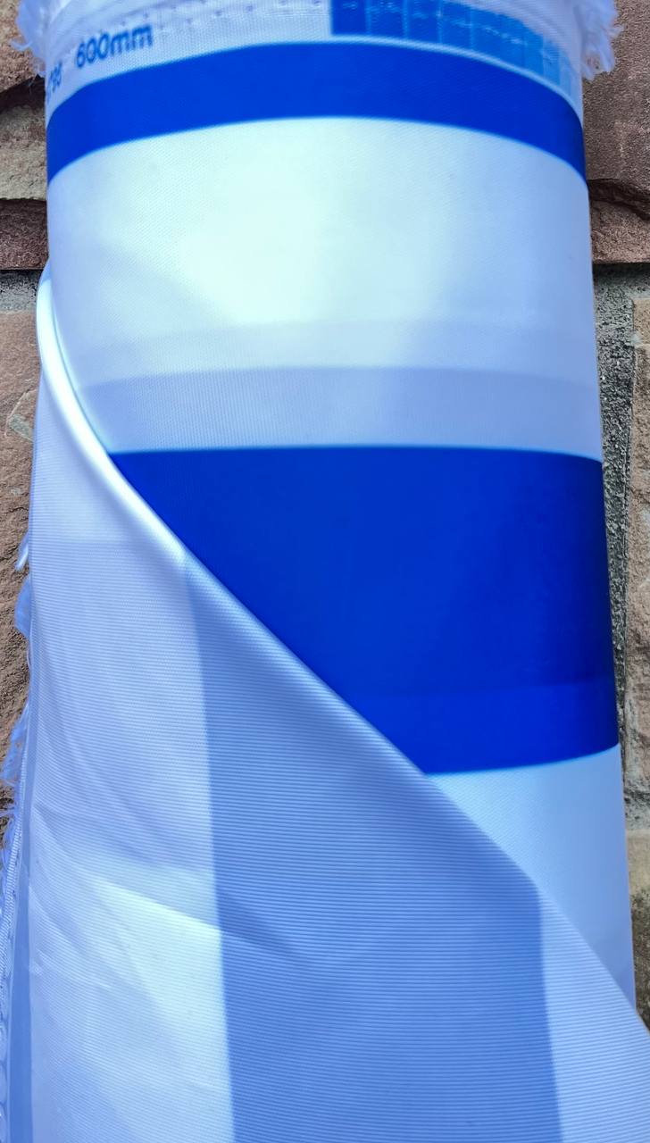 Тканина Оксфорд 240д біло-синя - ukr-tent.com.ua